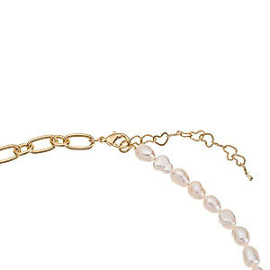 Itcoery Women’s Baroque Pearls Pendant Necklace Chunky Irregular Pearl Necklace