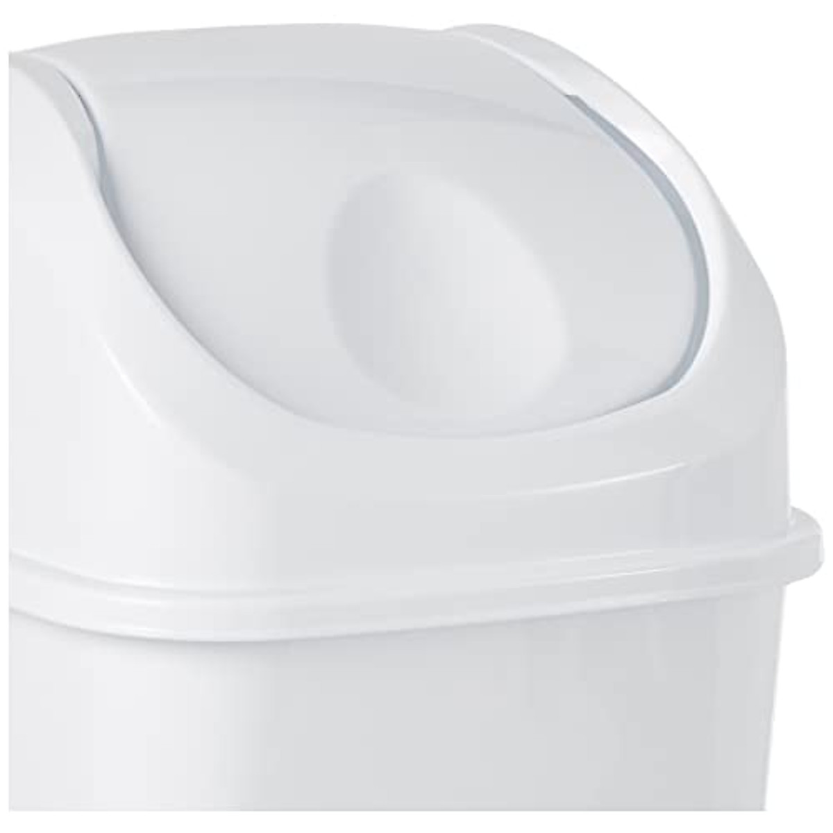 Superio 434 9.2 Gallon Slim Trash Can, Size: Pack of 1, White