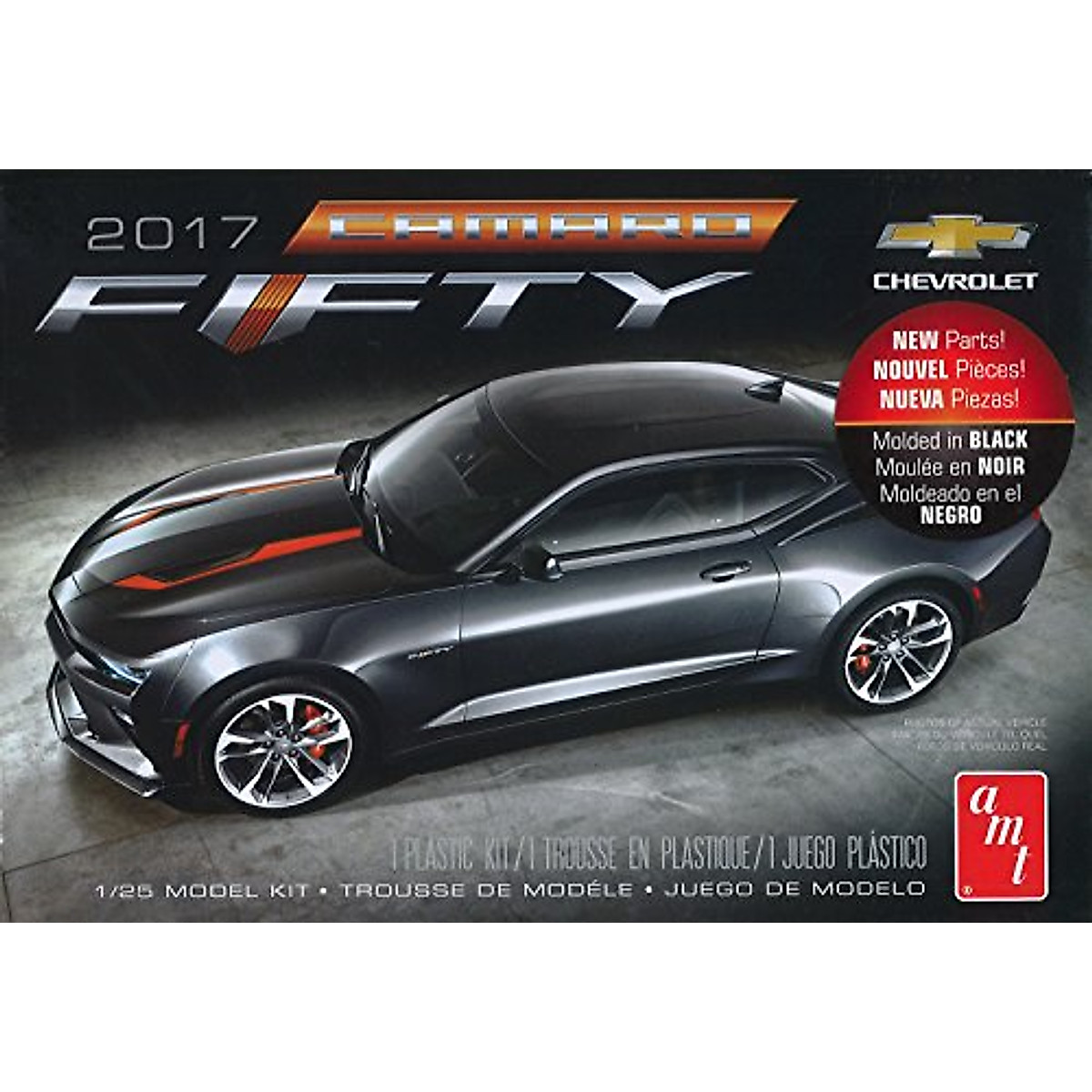 AMT 2017 Chevy Camaro 50th Anniversary 1:25 Scale Model Kit