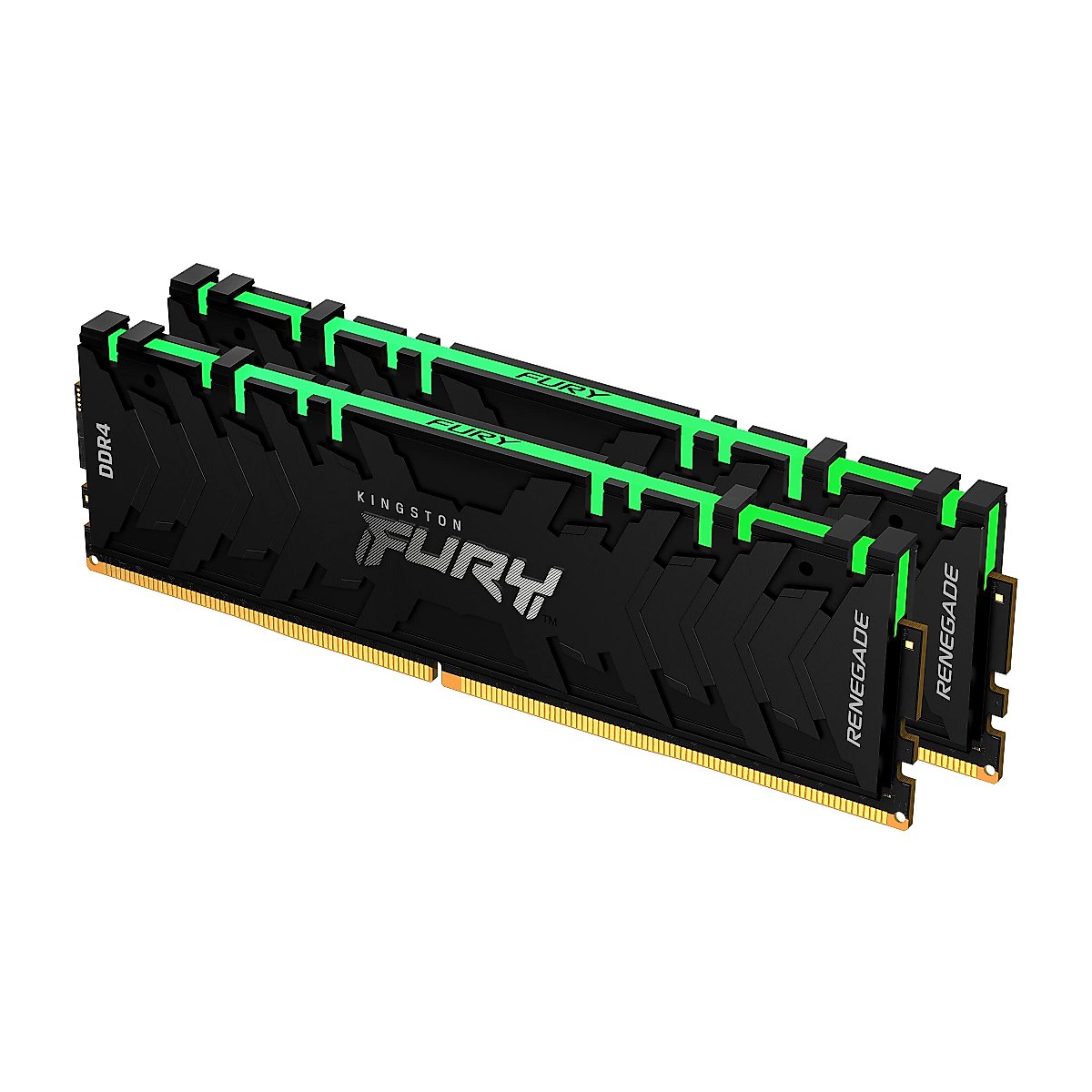 Kingston Fury Renegade RGB 16 GB (2 x 8 GB) 3600 MHz DDR4 CL16 Desktop Memory Kit of 2 KF436C16RBAK2/16