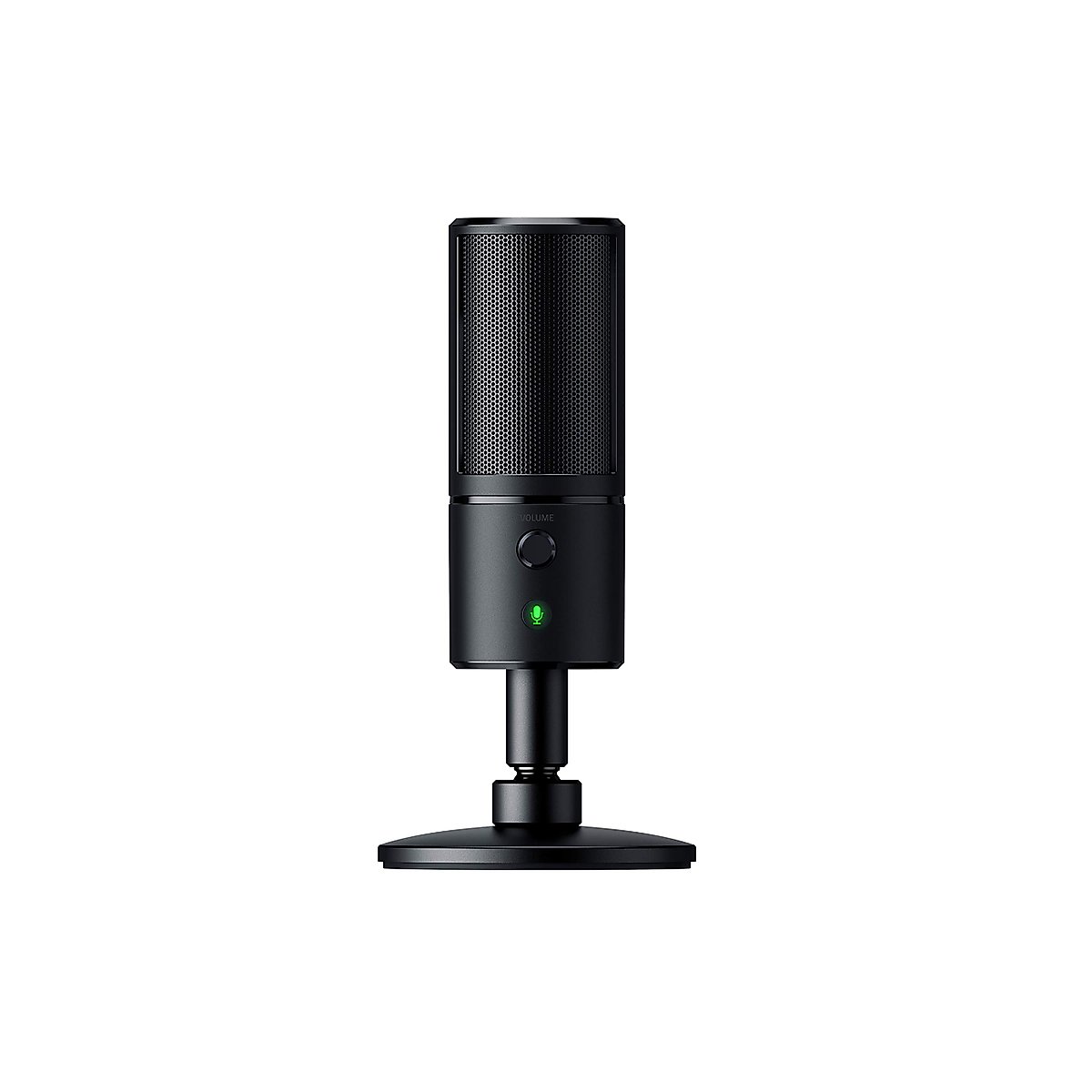 Razer Seiren Emote Streaming Microphone: 8-bit Emoticon LED Display, Stream Reactive Emoticons, Hypercardioid Condenser Mic, Built-in Shock Mount, Height & Angle Adjustable Stand, Classic Black