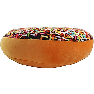 Wemi TIPINOICE Large Doughnut Throw Pillow Soft Novelty Doughnut Shaped Ring Plush Cushion Pillow 40cm