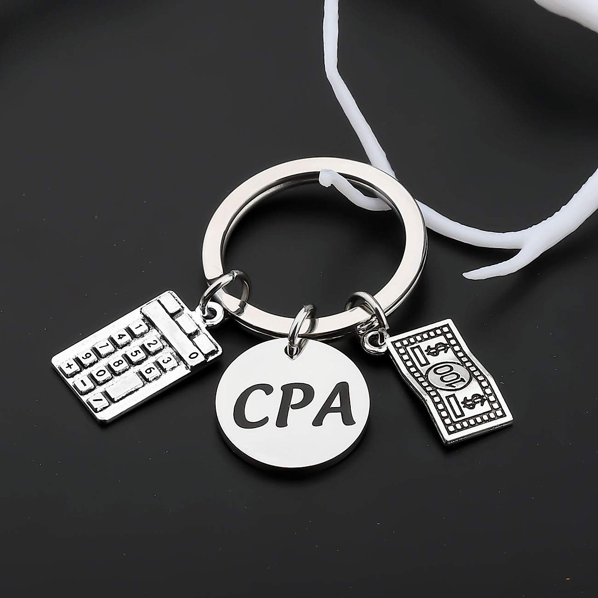 Gzrlyf CPA Keychain CPA Gifts Certified Public Accountant Gifts Coworker Employee Appreciation Gifts (Keychain)