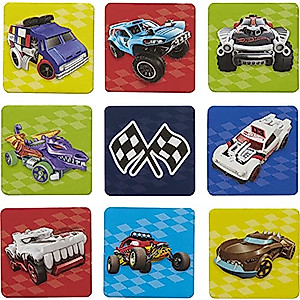 Hot Wheels Make-A-Match Card Game, Match Colors, Images & Shapes, 56 Cards for 2 to 4 Players, Gift for Kids Ages 3 Years & Older
