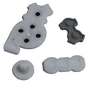 VANJUNN For Wii Controller Buttons Replacement Conductive Rubber Pads for Wii game Controller (Gray)