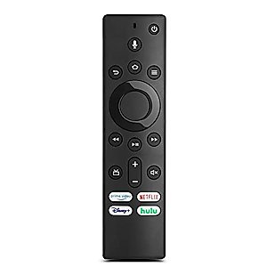 CT-RC1US-19 NS-RCFNA-19 Voice Replacement Remote Control for Insignia and Toshiba Fire TV Edition Televisions 32LF221C19 32LF221U19 43LF621C19 43LF421U19 50LF621U19 43LF711C20 50LF711U20 55LF711C20
