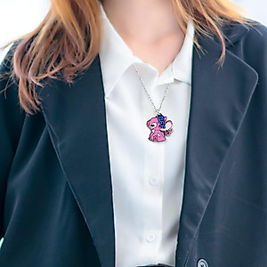 Quixarra Best Friends Forever Stitch Gift, BFF Stitch Stuff Pendant Necklace for Women Girls Friends Birthday Gifts Necklace Lilo Stitch Collection Jewelry