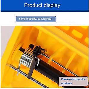 NentMent 2 Pack Water Press Spring Replacement for Commercial Mop Bucket Side-Press Wringer Torsion Springs for Combo on Wheels Heavy Duty Business Floor Cleaning Mopping Buckets Accessories