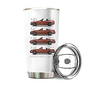 Mazda Mx-5 Evolution Stainless Steel Tumbler 20oz & 30oz Travel Mug