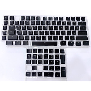 wj forG915 Full Set of 109/87 Keycaps Replacement G915/G913/G815/G813 TKL RGB Gaming Mechanical Keyboard (109 Keys Black G915)