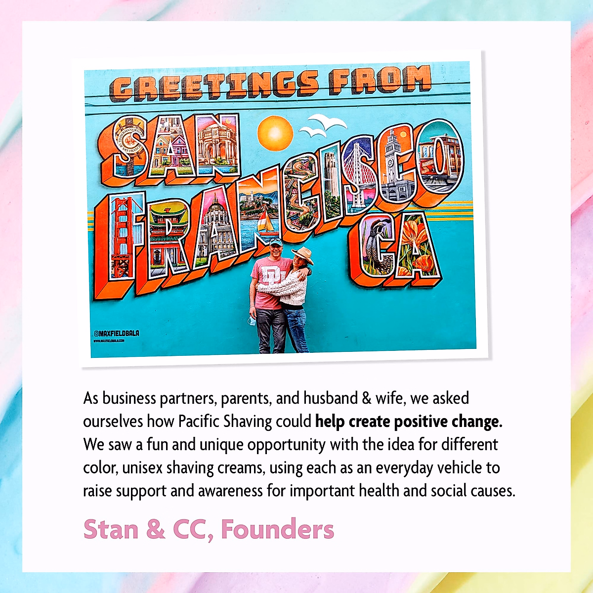 Pacific Shaving Company PINK Shaving Cream - Shave with Purpose - Safe & Natural Ingredients, Cruelty Free, Made in the USA - Pack of 2 (7 oz each)