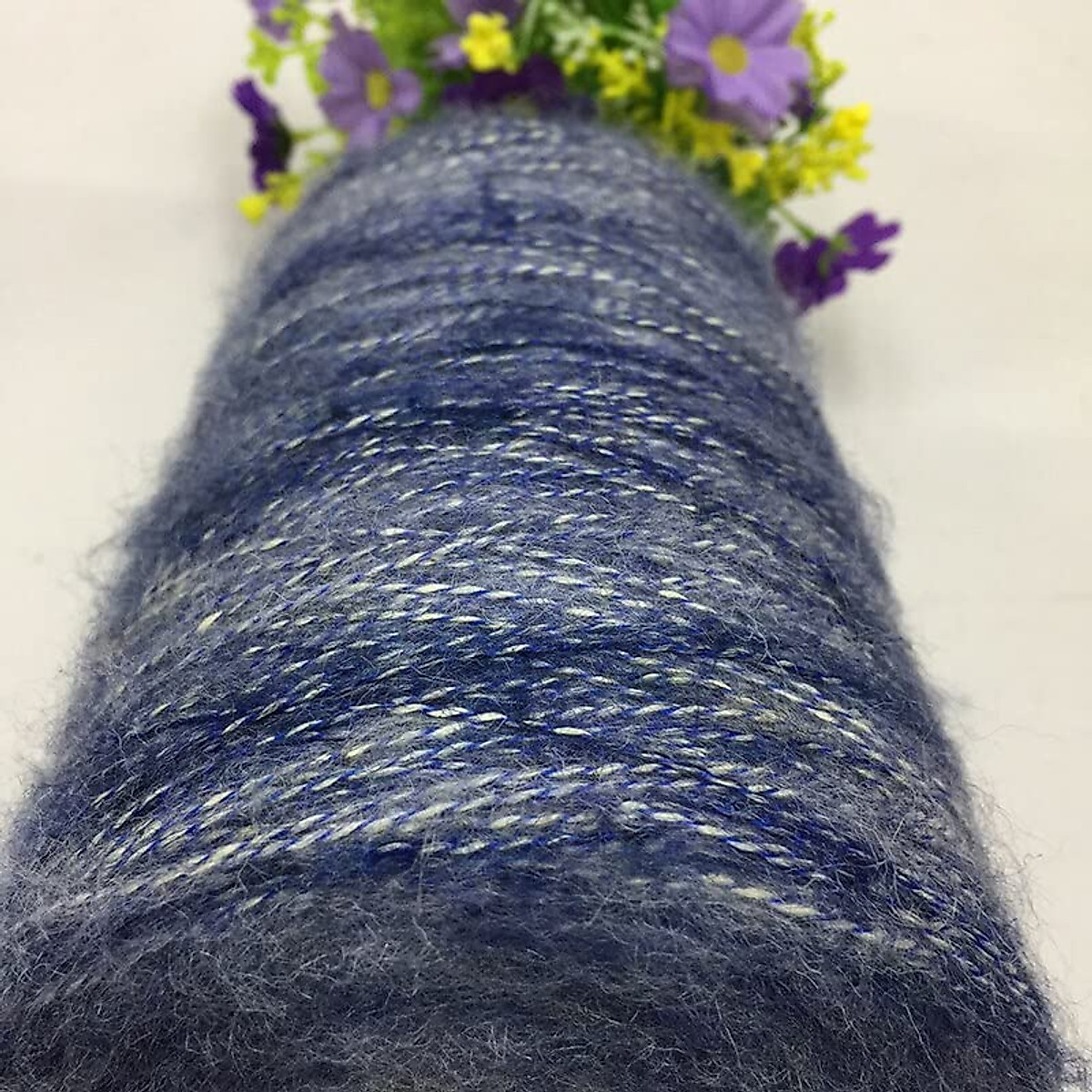 500g Cotton Yarn for Hand Knitting Wool Yarn to Knit Gradient Mohair Yarn for Crochet Line Thread DIY Sweater Shawl (Color : F)