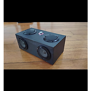 Fielect 2Pcs 6.5inch Speaker Grill Cover Mesh Speaker Grill Decorative Circle Woofer Guard Protector Cover Audio Accessories Black Cloth Cover with 8 Screws