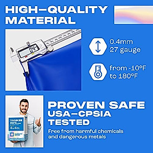 Yankee Pool Pillows for Above-Ground Swimming Pools | Extra Durable 0.4 mm PVC (27 Gauge) Winter Pool Pillow (4x4 ft.)