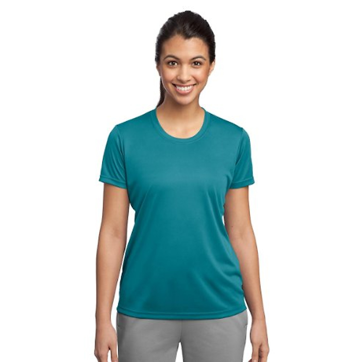 SPORT-TEK Women's PosiCharge Competitor Tee L Kelly Green