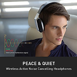 Phiaton Chord MS 530 M-Series Wireless & Active Noise Cancelling Headphones with Microphone