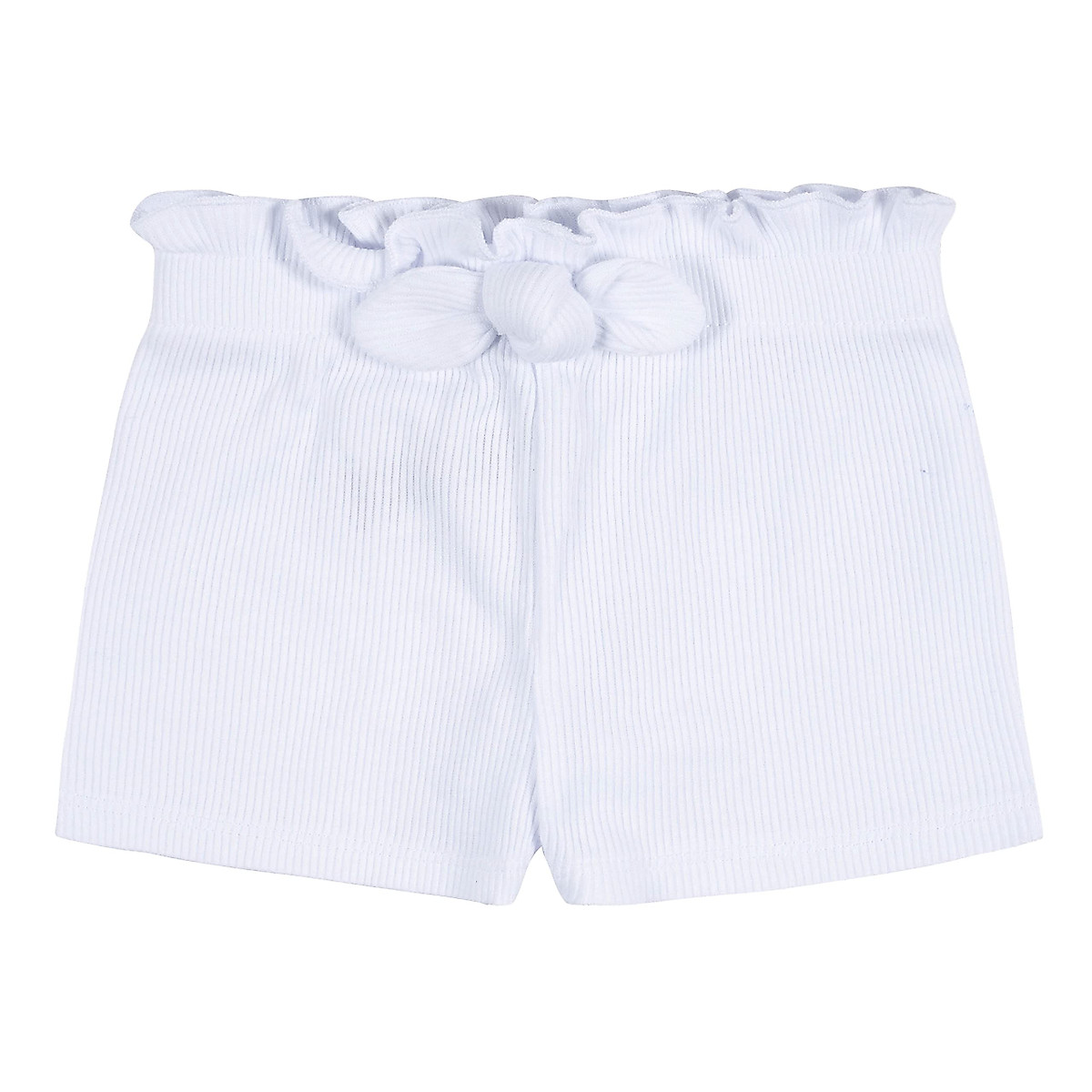 Gerber Baby Girl's Toddler 3-Pack Pull-On Knit Shorts, Yellow Lemons, 12 Months