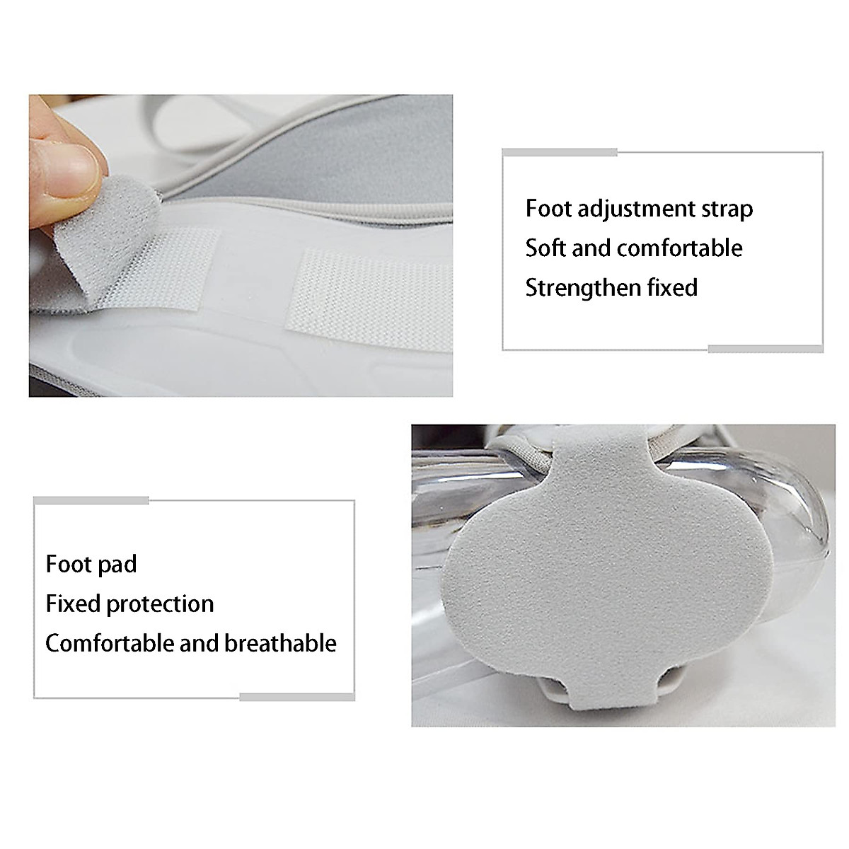 WILLQ Ankle Support Brace Ankle Stabilizer Support for Sprains Strain Tendonitis Sprained Ankle Injury Recovery Support and Injury Protection Brace ​for Pain Relief Adjustable Support