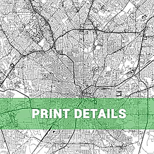 Dear Mapper San Antonio United States View Abstract Road Modern Map Art Minimalist Painting Black and White Canvas Line Art Print Poster Art Line Paintings Home Decor (Set of 3 Unframed) (12x16inch)