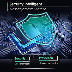 Joyzis Portable Power Station for Outdoors Camping Emergency, Ultra Lightweight, Backup Lithium Battery 110V/40500mAh/150Wh (Peak 120W) with LED, 1 AC Outlet, 4 DC, 4 USB outputs