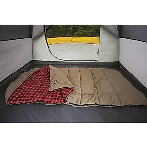 Guide Gear Sleeping Bag for Adults, Cold Weather, Winter, Hiking, Camping, Hunter, Canvas, -30 Degrees