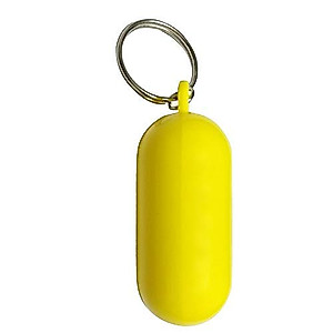 Kayak Floating Keyring Fender Buoyant Key Ring Marine Sailing Boat Float Canal Keychain (White 2)