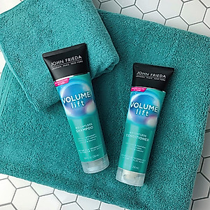 John Frieda Volume Lift Weightless Shampoo, Volumizing Shampoo with Air-Silk Technology for Fine or Flat Hair, Adds Natural Fullness, Safe for Color-Treated Hair, 8.45 Oz, Pack of 2