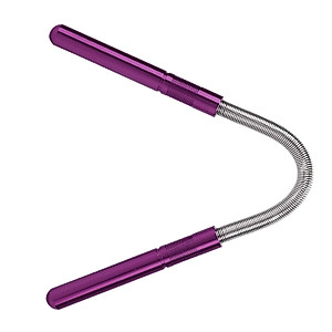 Stainless Steel Facial Hair Remover, 3 Colors, Facial Hair Makeup Beauty Spring Threading Tool for Face Upper Lip Chin Cheeks()