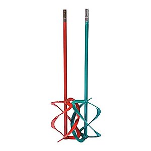 COLLOMIX Universal Mixing Paddles - MKD Series 8.3" Double Mud Mixer Drill Bit Set also for Concrete, Mortar, Epoxy and All Other Materials & HEXAFIX connection - MKD140HF