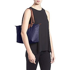 Longchamp 'Medium 'Le Pliage' Tote Shoulder Bag, Navy