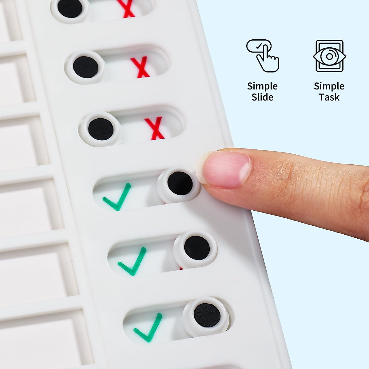 PIQOLA Customized Checklist Board to do List for Kids with Pen DIY Plastic rv Checklist Chore Chart Planner