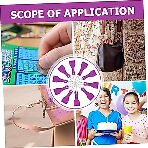 WOONEKY 10pcs Spatula Scrapers Tickets Scraper Tickets Tools Small Scratching Tools Portable Card Scraper Scratch Tool DIY Scraper Tools Plastic