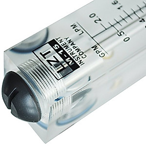 Nxtop 0.05-0.5GPM 0.2-2LMP Tubig Liquid Daloy ng Metro Flowmeter 1/2 PT Thread