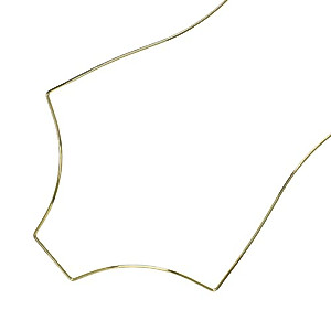 UTILE Lingerie Hangers Display Wire Metal Hangers Body Shape Bulk Hangers Gold Hangers for Clothes Bikini Swimwear Retail Hangers 10 Pack