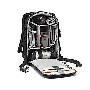 Lowepro Flipside BP 400 AW III Mirrorless and DSLR Camera Backpack - Dark Grey - with Rear Access - with Side Access - with Adjustable Dividers - for Mirrorless Like Sony α7 - LP37353-PWW