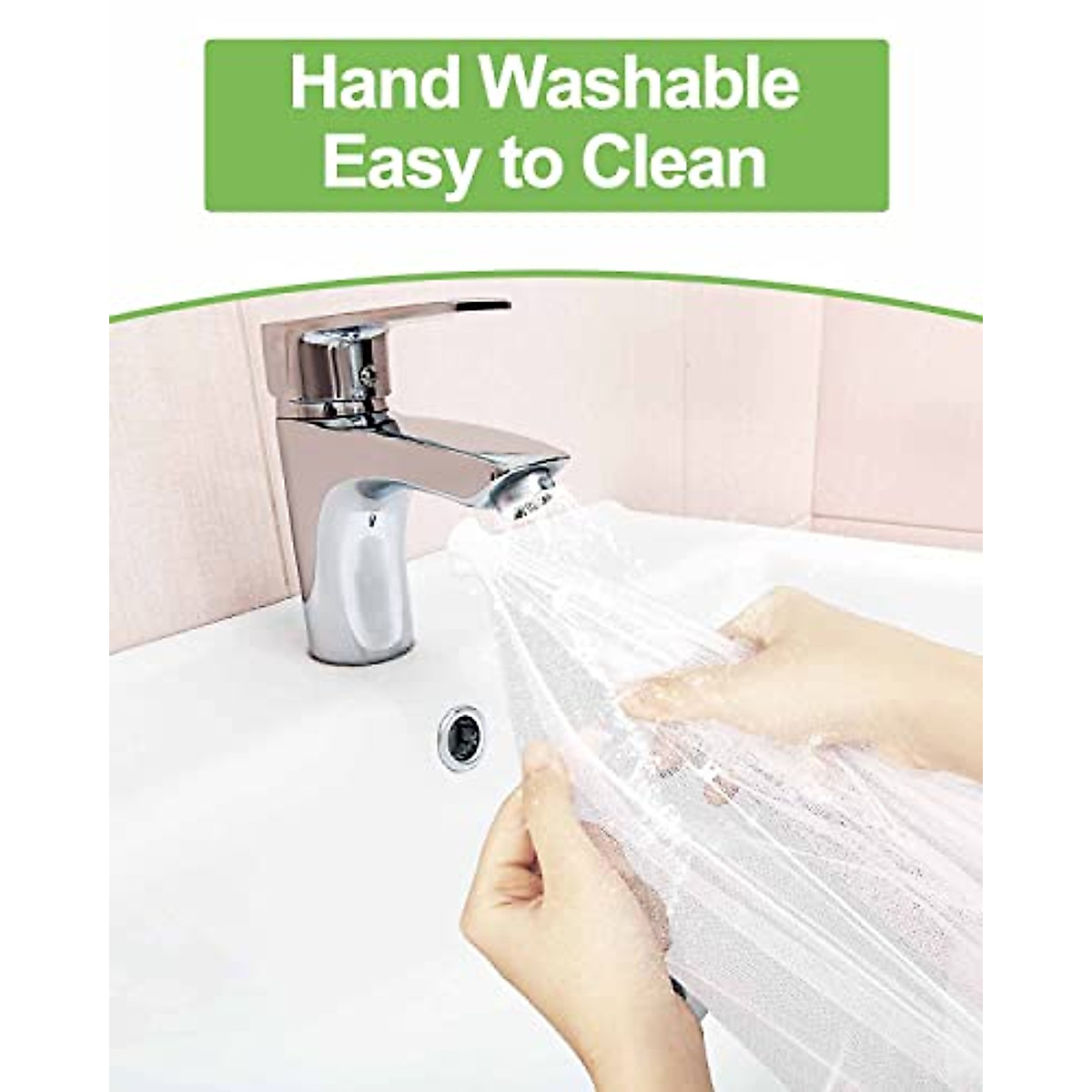 Lauon Large Food Cover,6 Pack Mesh Food Tent,17"x17",White Nylon Covers,Pop-Up Umbrella Screen Tents,Patio Net for Outdoor Camping, Picnics, Parties,BBQ,Collapsible and Reusable