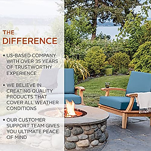 Classic Accessories Ravenna Water-Resistant 21 x 20 x 4 Inch Outdoor Back Cushion Slip Cover, Patio Furniture Cushion Cover, Mallard Green, Patio Furniture Cushion Covers