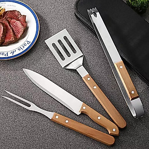 1 Set Bbq Tool Barbecue Grill Cutter Spatula Bbq Barbecue Grill Tool Kit Camping Cooking Utensils Bbq Grilling Kit Grill Accessories Tools Grilling Tongs Outdoor Barbecue Tools