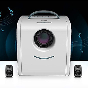 KXDFDC Projector, Projector Portable Movie, More for Movies, TV and Gaming, LED Projector