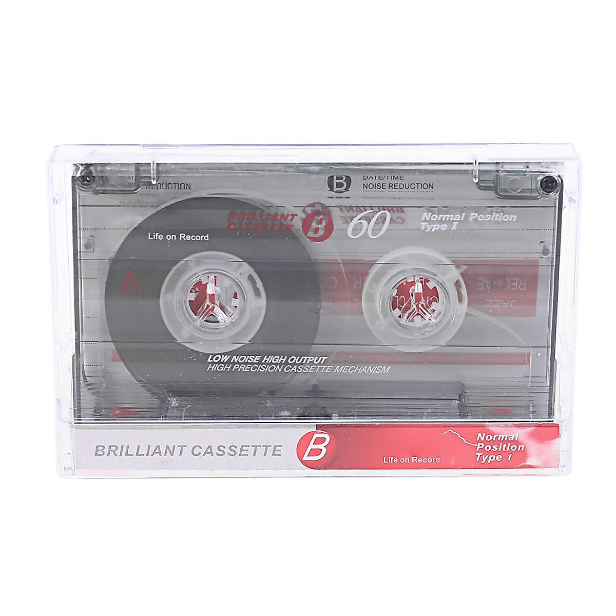Sara-u 2Pcs Empty Cassette Tape 60 Minutes Standard Cassette Blank Tape Player Empty Magnetic Audio Tape Recording for Speech Music Recording MP3 /DVD
