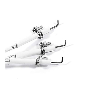 Replace parts 3-Pack Ceramic Electrode and 3-Pack Igniter Wire, Replacement for Select Gas Grill Models by Aussie, BBQ Grillware and Others