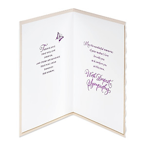American Greetings Sympathy Card for Loss of Mother (Thinking of You)
