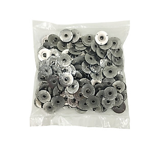 EricX Light 200pcs 20mm Metal Candle Wick Sustainer Tabs,for Candle Making,Candle DIY