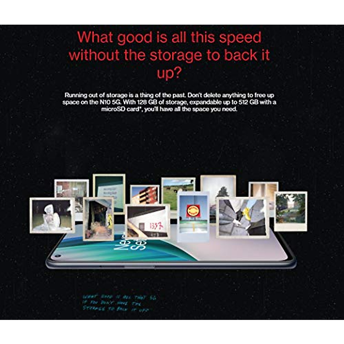 Unlocked OnePlus Nord N10 5G - 128GB - Midnight Ice - BE2026 (Renewed)