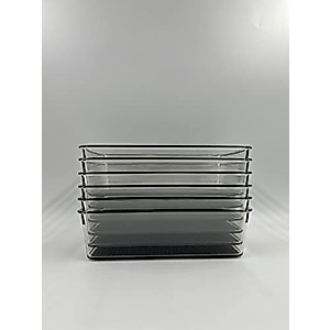 Set of 6 Acrylic 9"x 6" Non-slip Pantry and Drawer Organizing Bins by Brightroom