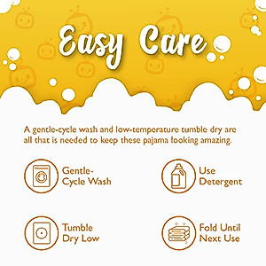 CoComelon Boys’ 4-Piece Snug-Fit Cotton Pajamas Set, Time for Bed, 5T