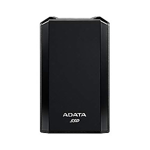 ADATA RGB SE900 2TB USB3.2 Gen2x2 Type-C Super Fast Transfer up to 2000MB/s Gaming and Personal External SSD (ASE900G-2TU32G2-CBK)