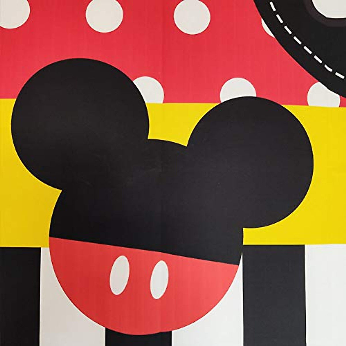 7x5 FT Mickey First Birthday Photography Backdrop Mickey Inspired Onederful Photo Background Mouse 1st Birthday Baby Shower Party Supplies Photo Studio Props Decorations Banners