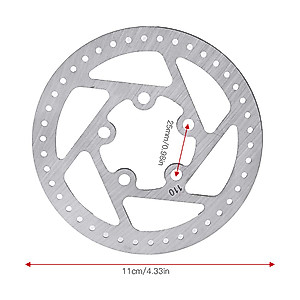 Vbest life Disc Brake,Metal Disc Brake Device Set(Contain Brake Disc Line Handle and Screws) for Xiaomi M365 Electric Scooter