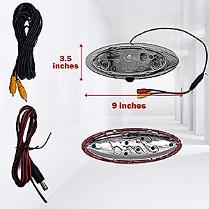 SPTCRCP Backup Rear Camera for Ford Ranger F150 F250 F350 F450 F550 2004-2016 with Ford Tailgate Emblem HD Night Vision | No Distorted Affect Starlight Night Vision | AHD Waterproof